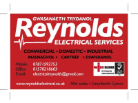 Reynolds Electrical Services, Lampeter | Electricians - Yell