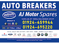 Aj Motor Spares, Dewsbury | Car Accessories & Parts - Yell