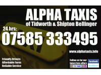 Alpha Taxis, Tidworth | Taxis & Private Hire Vehicles - Yell