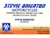 Stevie Brierton Motorcycles, Glasgow | Vehicle Inspection - Yell