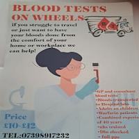 Blood Tests on Wheels | Blood Tests - Yell