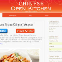 Chinese Open Kitchen Chinese Takeaway, Runcorn | Takeaway Food - Yell