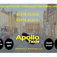 Apollo Taxis Wrexham, Wrexham | Taxis & Private Hire Vehicles - Yell